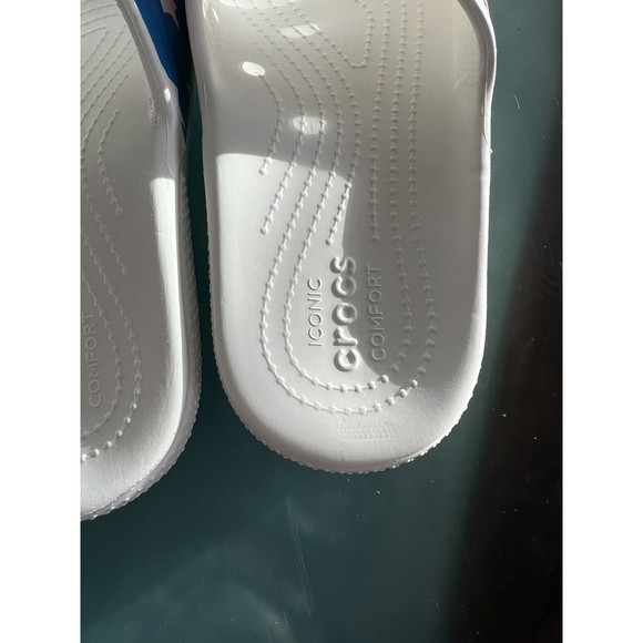 CROCS | Shoes | Crocs Stars Stripes Slides Sandal Flip Flop American ...